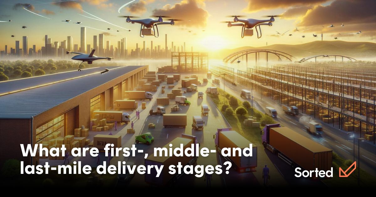 Understanding delivery stages: First-, middle- and last-mile | Sorted