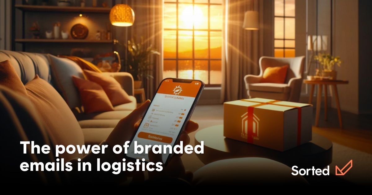 The power of branded emails in logistics | Sorted